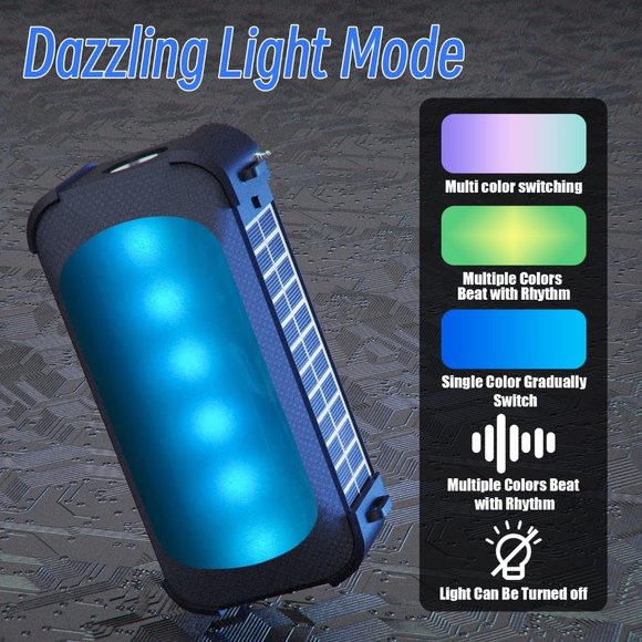 Portable Audio & Video | Portable Solar Speakers With Flashlight Stereo ...
